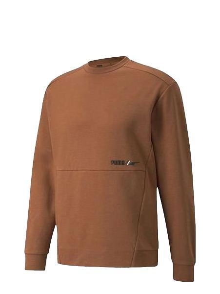 PUMA Winterized Crew Logo - Tan