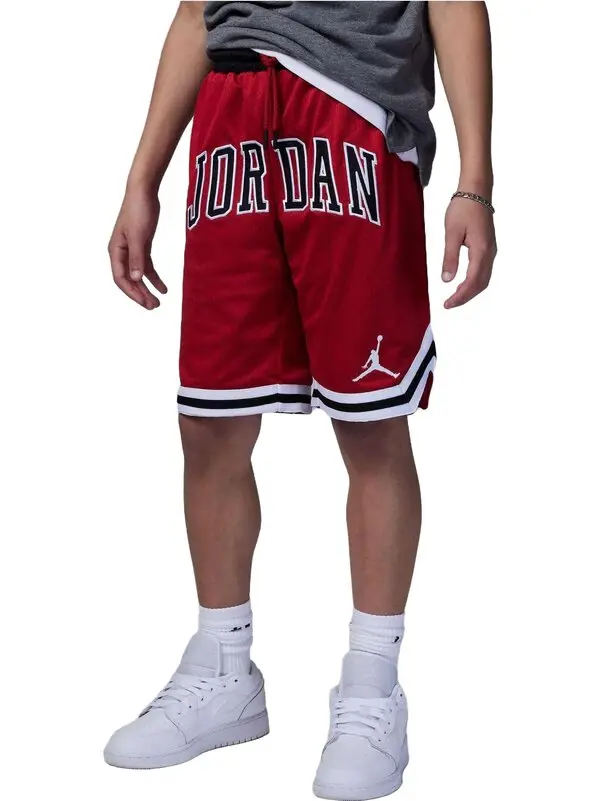 JORDAN Word Mark Shorts - Red/multi-color