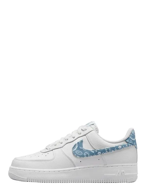 Nike Force 1 '07 Essentials "blue Paisley" Sneakers - White/blue