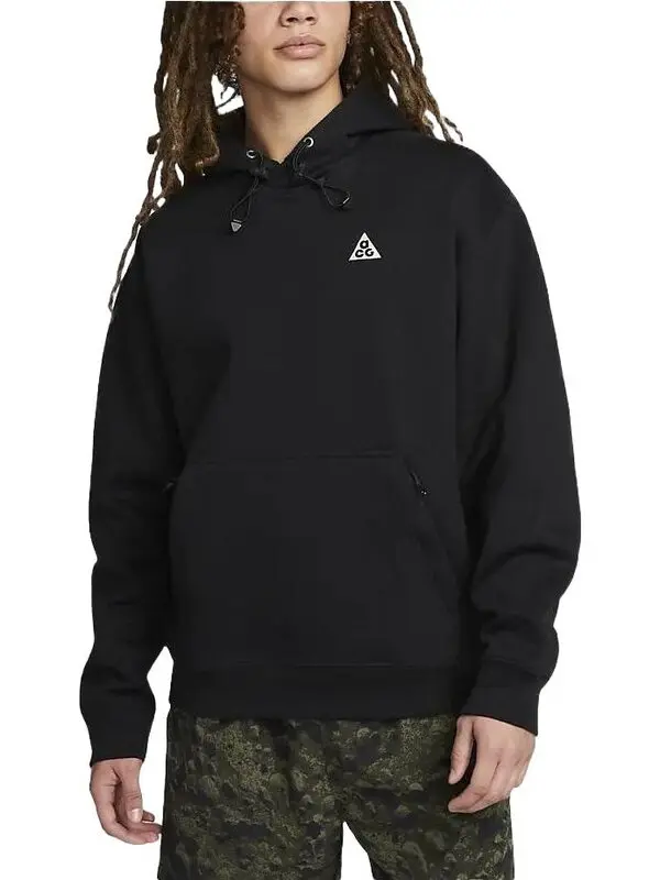 Nike Therma-fit Fleece Pullover Hoodie - Black