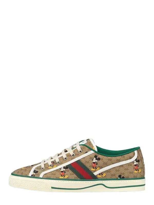 Gucci Disney X Tennis 1977 Mickey Mouse Sneakers - Brown