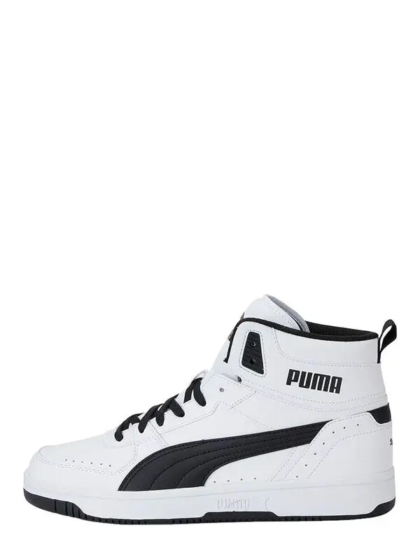 PUMA Rebound Joy High Top Sneakers - White/black