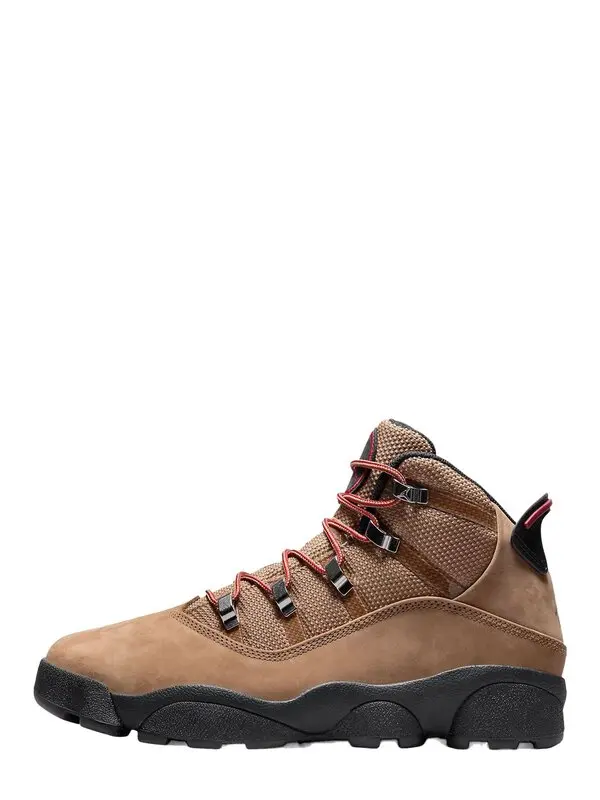 JORDAN 6 Rings Winterized High Top Sneakers - Rocky Tan/varsity Red/black