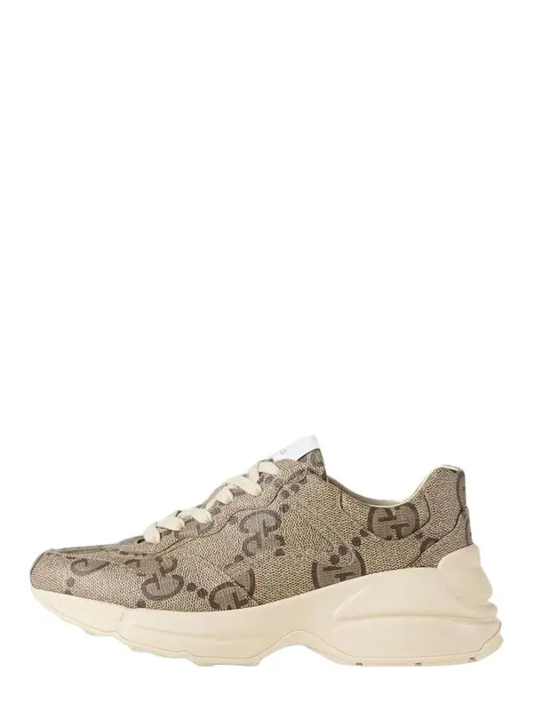 Gucci Rhyton Monogram Sneakers - Beige