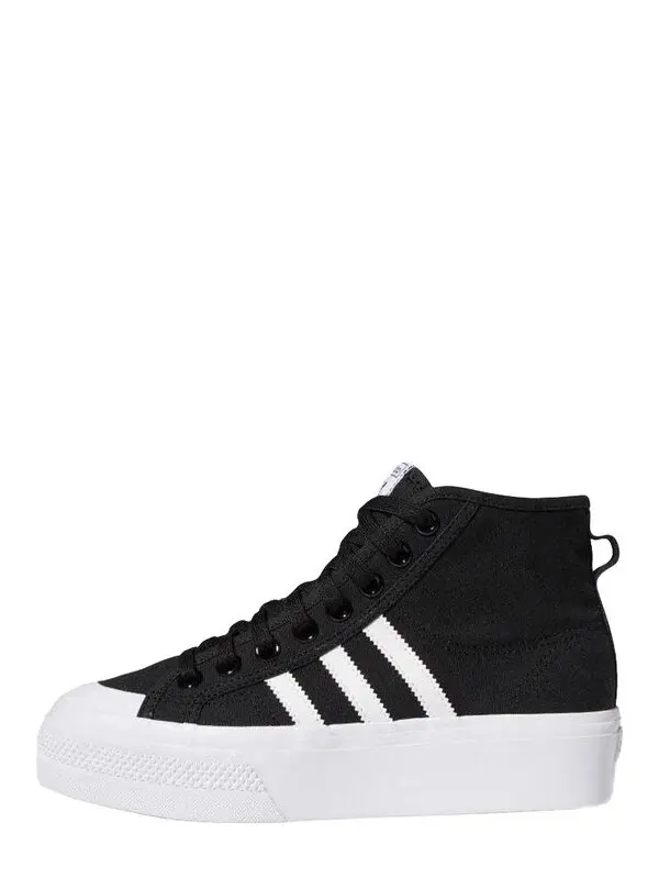Adidas Nizza Platform Mid "core White - Black