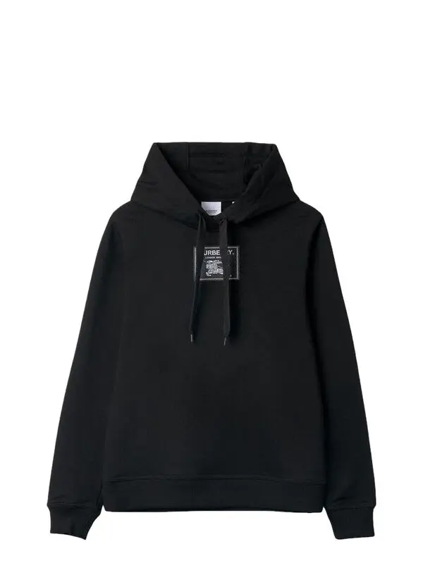Burberry Prosum Label Hoodie - Black