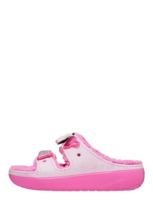 CROCS Classic Cozzzy Sandal X Barbie - Electric Pink/light Pink