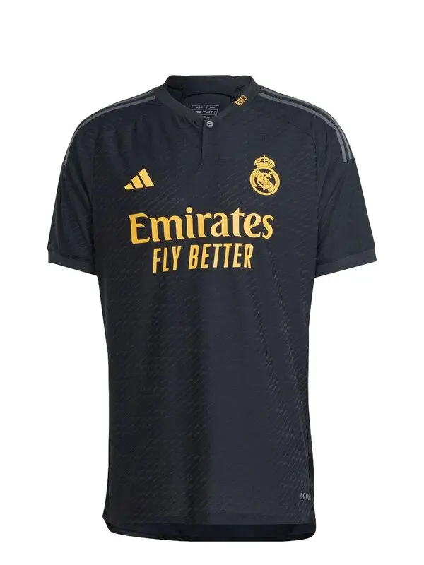 Adidas Real Madrid 23/24 Third Authentic Jersey - Black