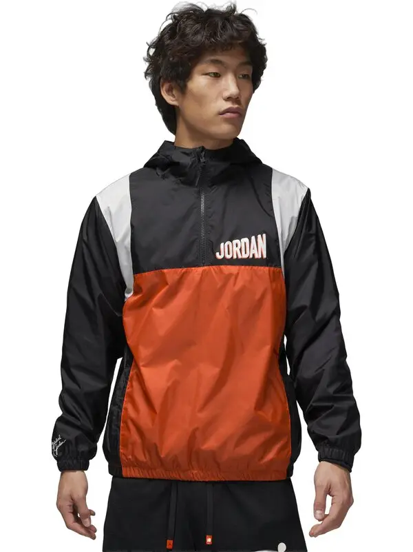JORDAN Flight Mvp Hooded Pullover Jacket - Black/multi-color
