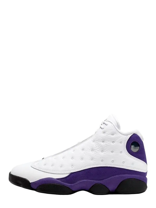 JORDAN Retro "lakers - White/black-court Purple-university Gold