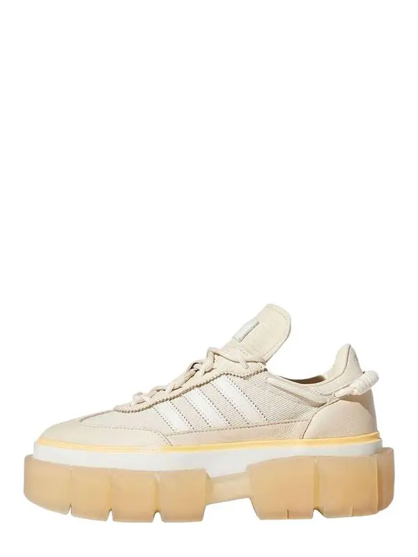 Adidas Ivy Park X Super Sleek 'halo Ivory' Platform Sneakers - Cream
