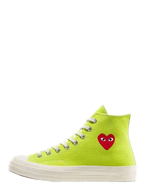 CONVERSE X Comme Des Garçons Play Chuck 70 High Top Sneakers - Green