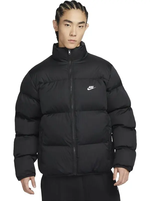 Nike Club Puffer Jacket - Black