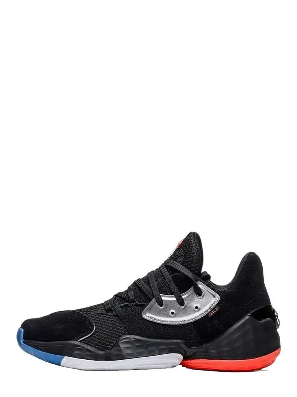 Adidas Harden Volume 4 Gca "barbershop" Athletic Sneakers - Cblack/silvmt/brblue