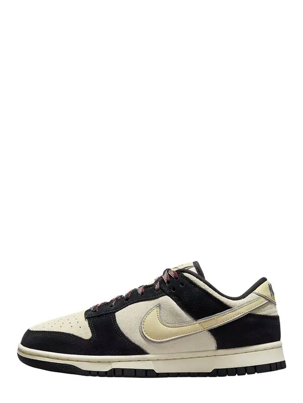 Nike Dunk Low Lx "black Team Gold" Sneakers - Black/team Gold/coconut Milk