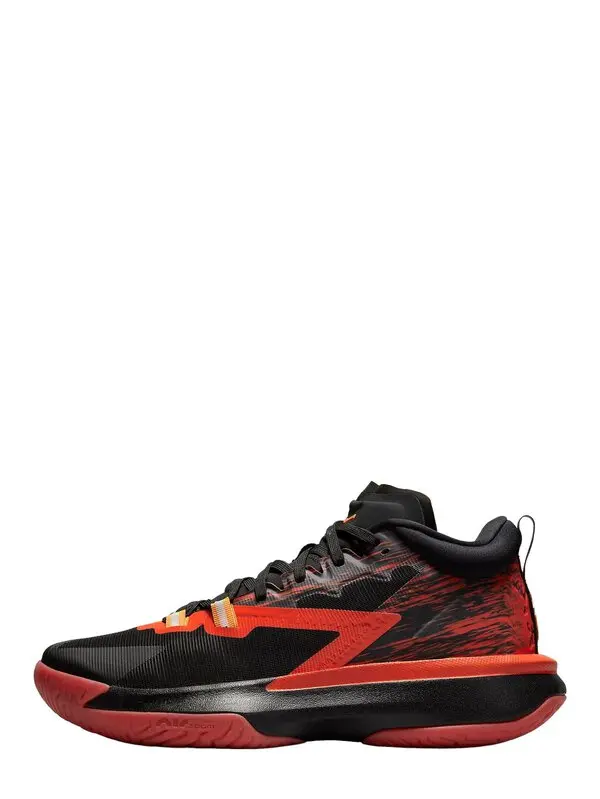 JORDAN X Naruto Zion 1 Sp "nine Tails - Black/alpha Orange/chile Red
