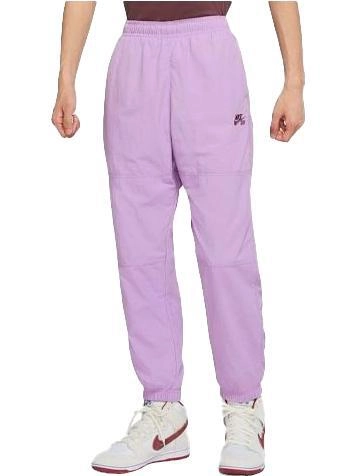 Nike Logo Pattern Loose Bundle Feet Sports Pants/trousers/joggers Purple - Default Color