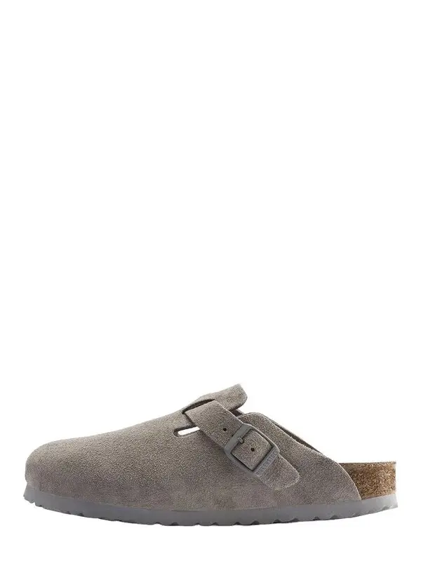 BIRKENSTOCK Boston Soft Footbed Clogs - Grey