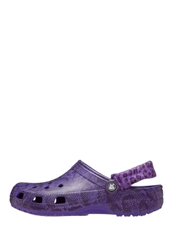 CROCS X Stray Rats Classic Clog Snakeskin - Ultraviolet