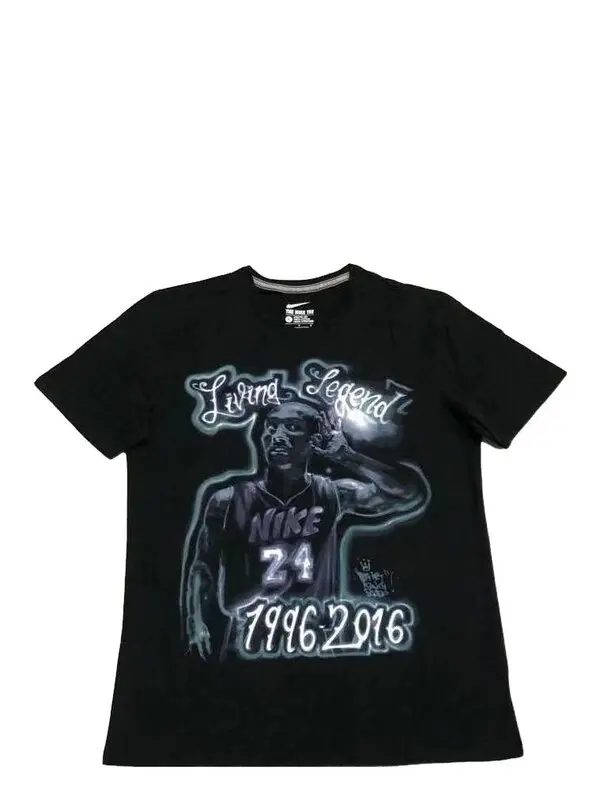 Nike Kobe's Career Alphabet Short Sleeve Black T-shirt - Multi-color