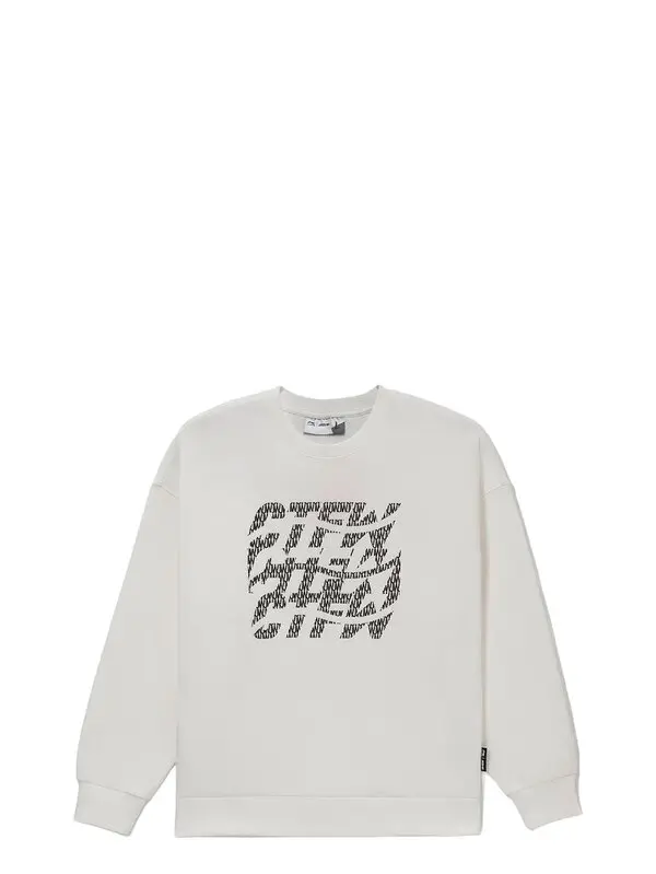 LI-NING X Jason Wu Counterflow Graphic Sweatshirt - Beige/black