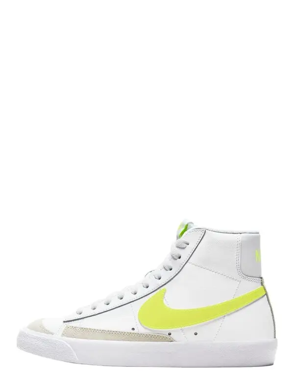 Nike Blazer Mid '77 High Top Sneakers - White/yellow