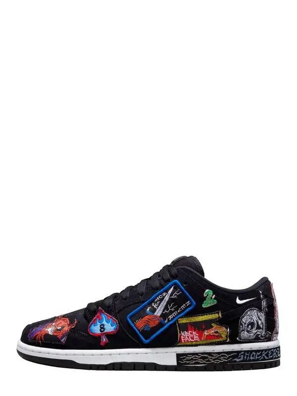 Nike Dunk Low Pro Qs "neckface" Sneakers - Black