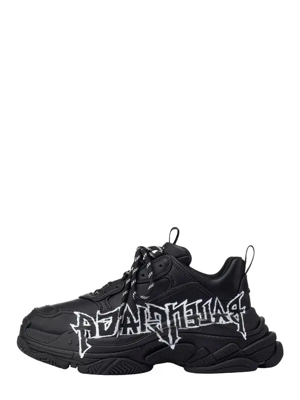 Balenciaga Triple S Diy Metal Sneakers - Black/white