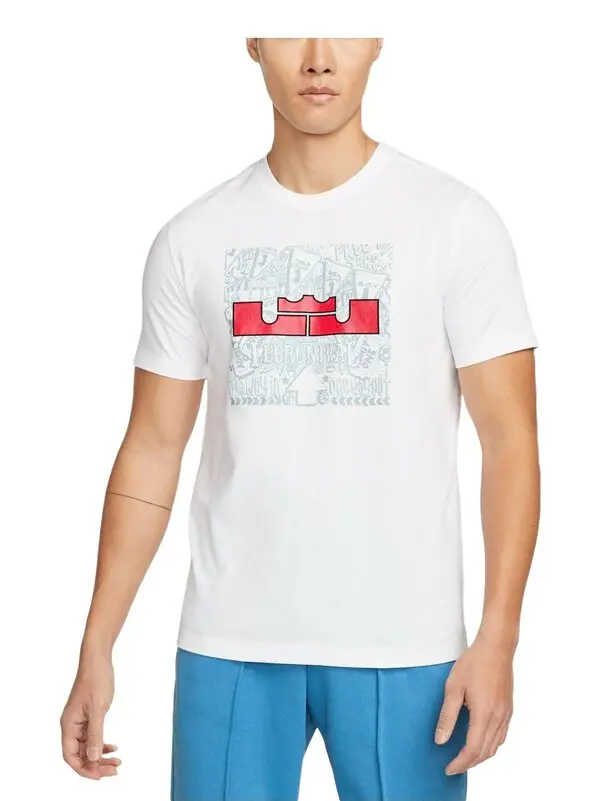 Nike Graphic Print Knit T-shirt - Multi-color