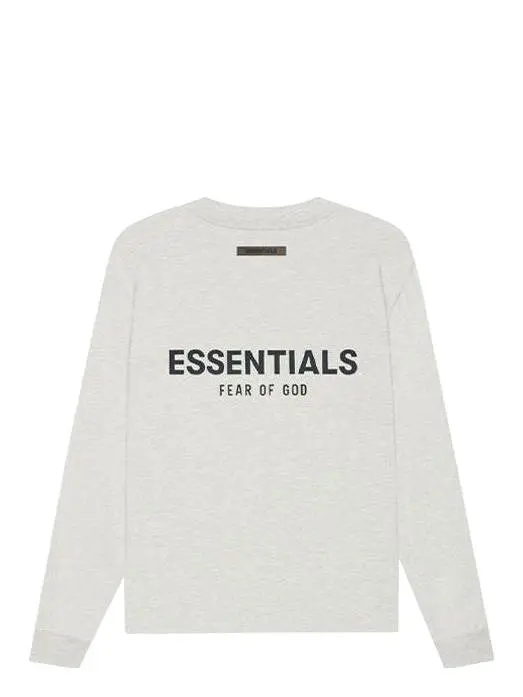 Fear Of God Ss21 Long Sleeve T-shirt 'light Heather Oatmeal - Default Colorway