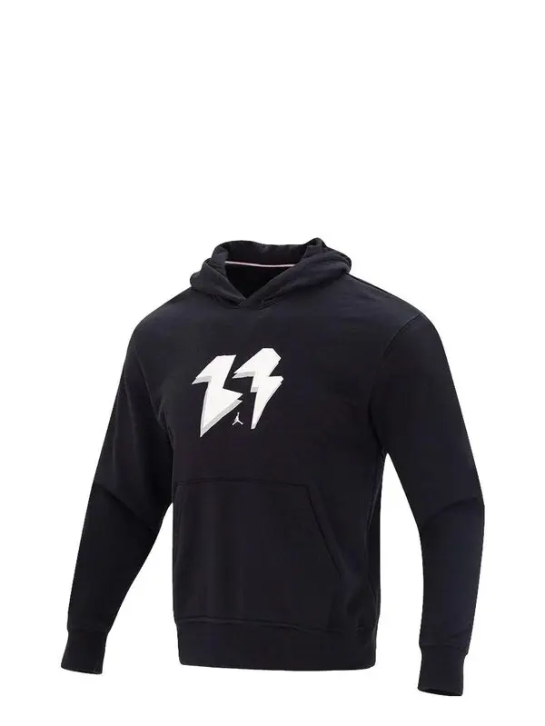JORDAN Flight Mvp Fleece Pullover Hoodie - Black/sail