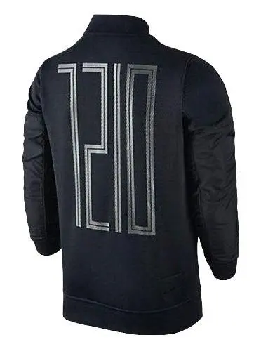 JORDAN Air Numeric Pattern Casual Sports Jacket - Black