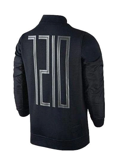 JORDAN Air Numeric Pattern Casual Sports Jacket - Black