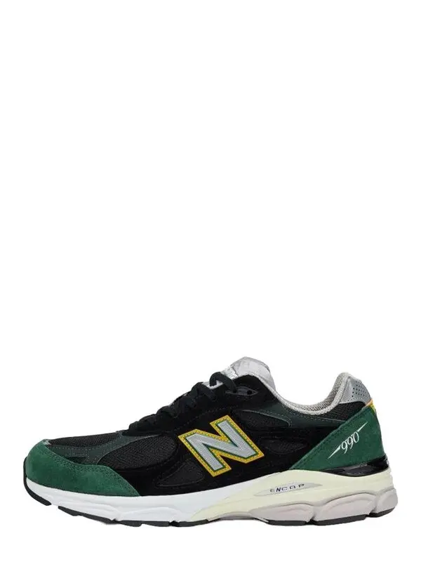 NEW BALANCE 990v3 Made In Usa Sneakers - Black/green