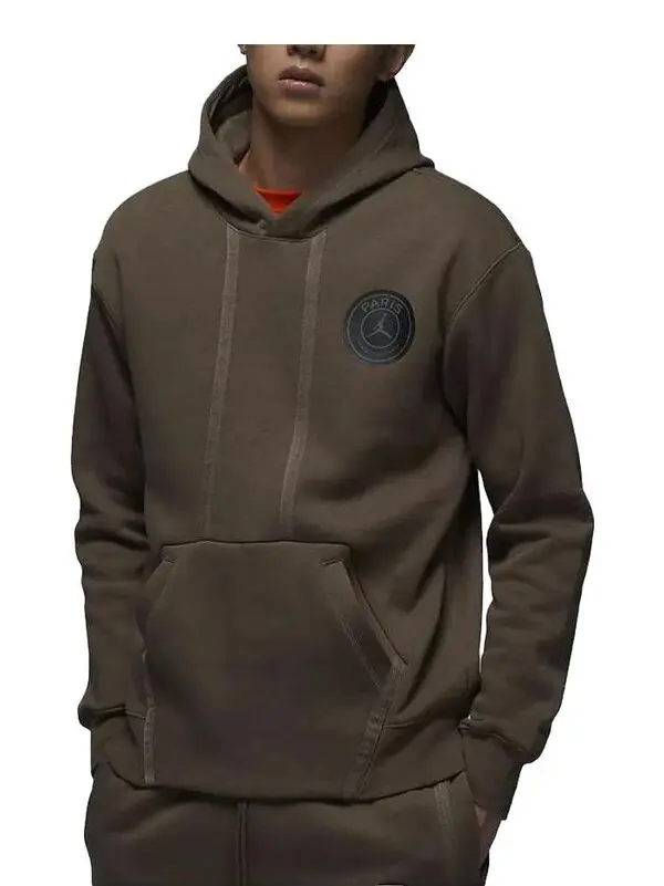 JORDAN Paris Saint-germain Logo Hoodie - Brown