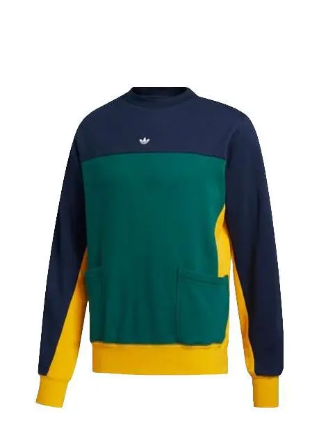 Adidas Originals Colorblock Sports Pullover - Green