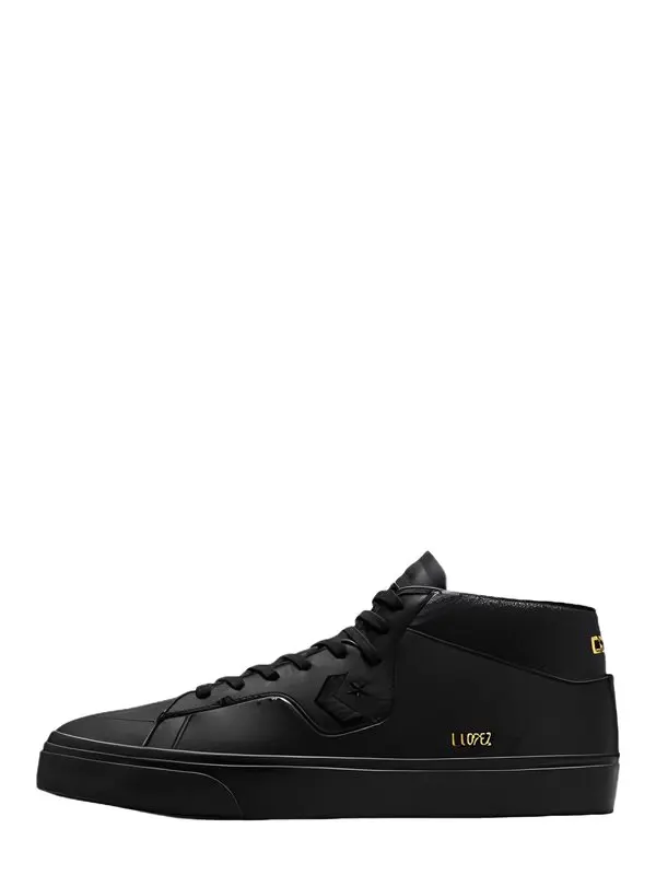 CONVERSE Louie Lopez Pro Mid "mono Leather" Sneakers - Black