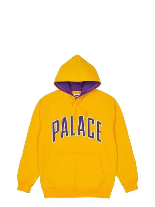 PALACE Alphabet Printing Pocket Hoodie - Yellow