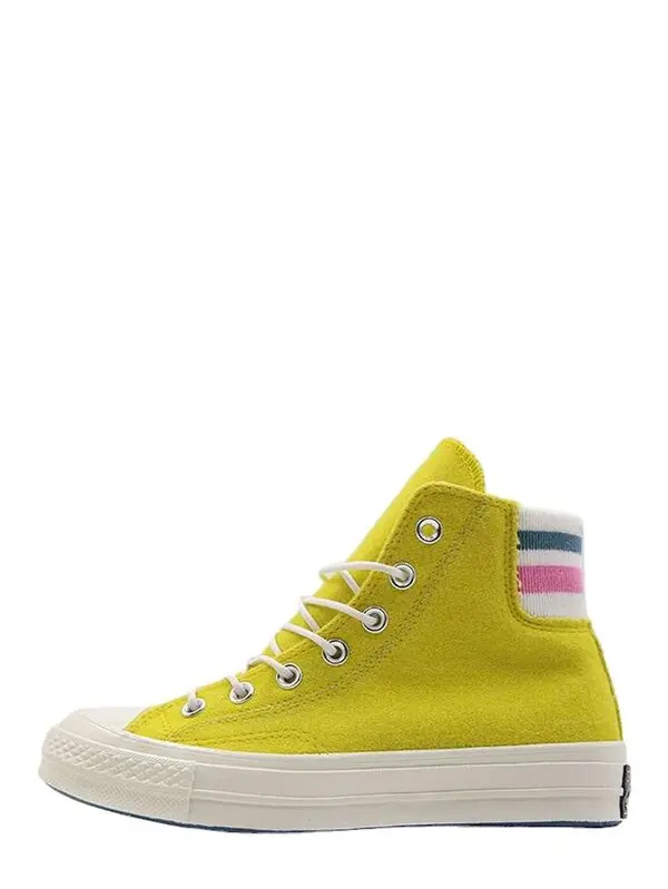 CONVERSE Chuck 70 Retro Stripe High Top Sneakers - Yellow
