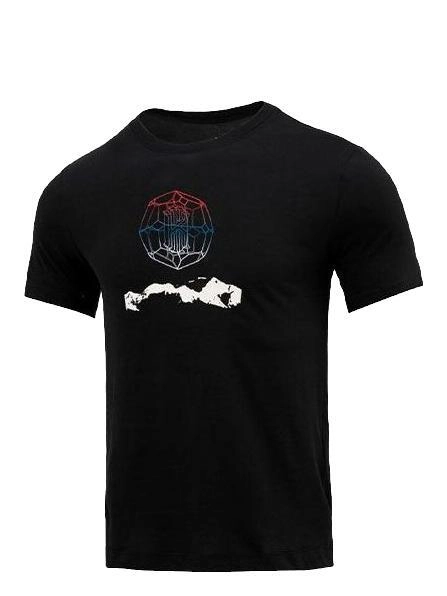 Nike Ss22 Logo Printing Sports Round Neck Short Sleeve Black - Default Color