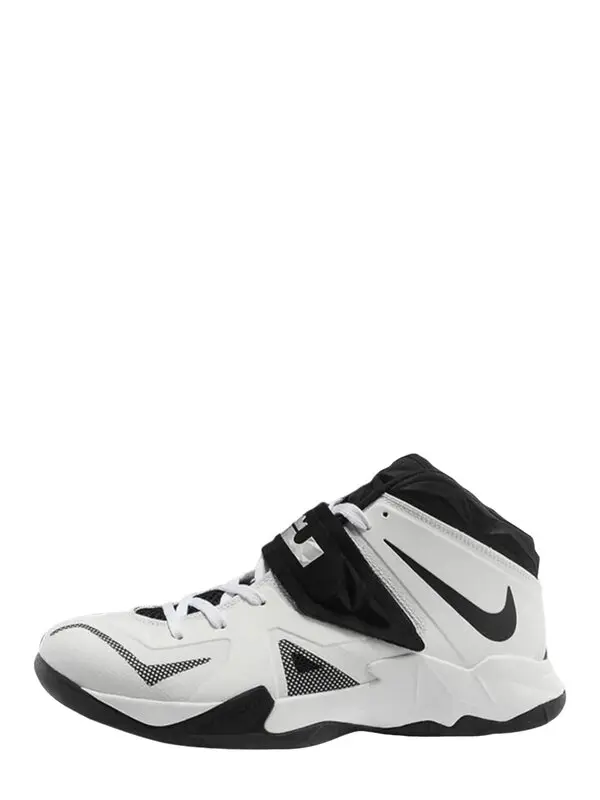 Nike Lebron Zoom Soldier 7 Sneakers - White/black-metallic Silver