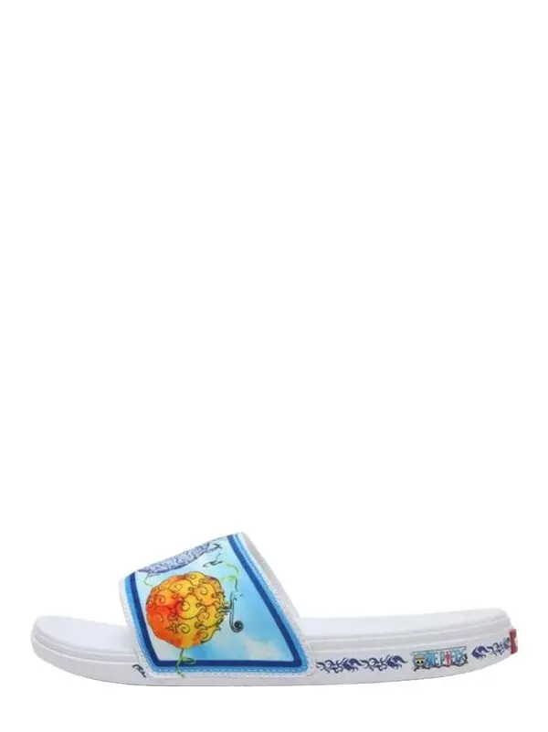 VANS La Costa Slide-on X One Piece Graphic Slides - White