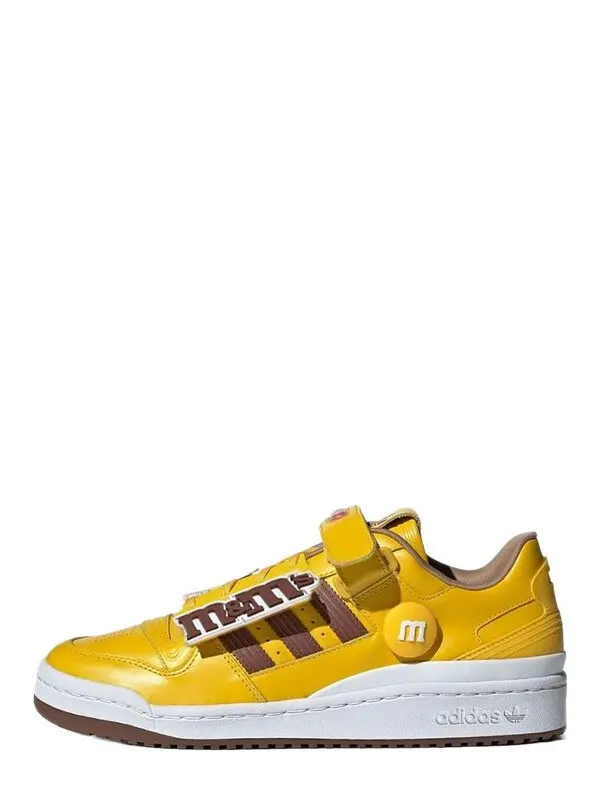 Adidas X M&m's Forum '84 Low "peanut" Sneakers - Yellow/brown