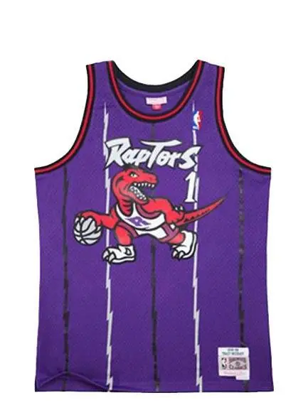 Mitchell & Ness Nba Toronto Raptors 98-99 Tracy Mcgrady Retro Jersey - Purple