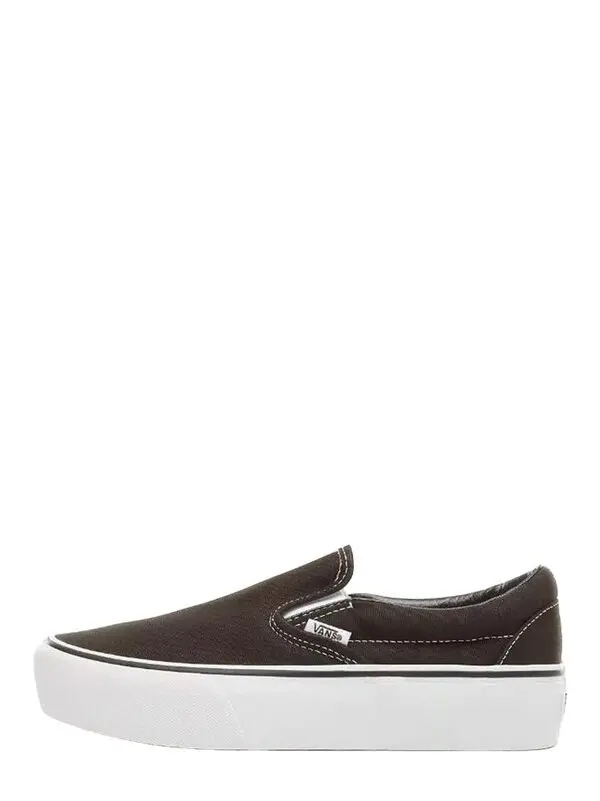 VANS Classic Slip-on Platform Sneakers - Black