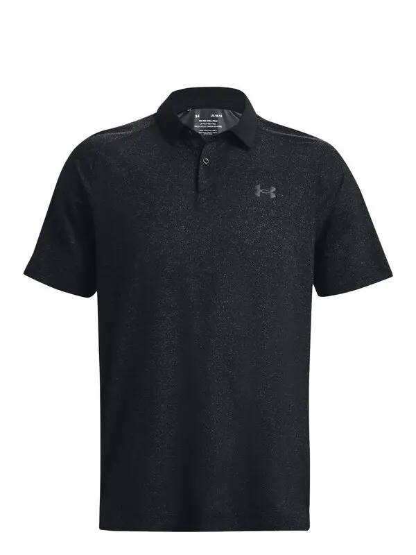 Under Armour Iso-chill Heather Polo Shirt - Black