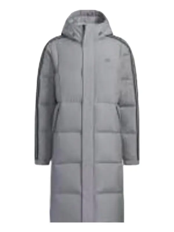 Adidas Long Down Jacket - Grey