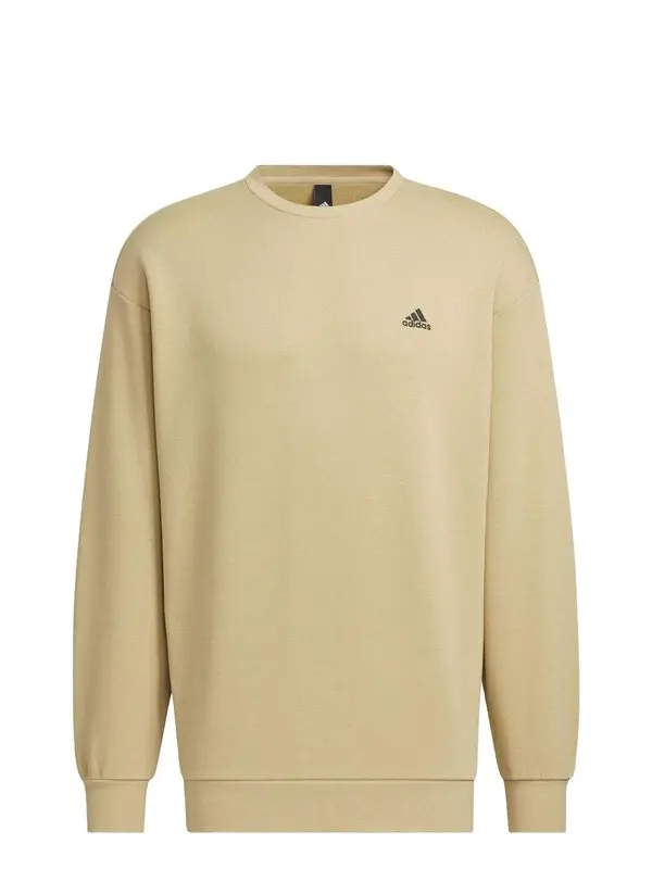 Adidas Logo Crew Sweatshirt - Tan
