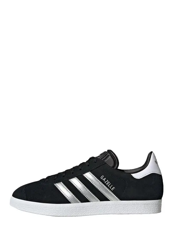 Adidas Gazelle Low Top Sneakers - Core Black/silver Metallic/cloud White