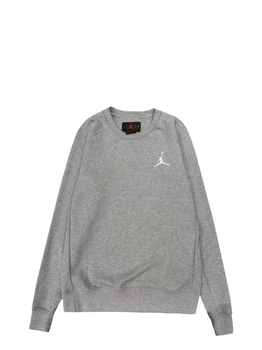 JORDAN Crew Neck Knitted Pullover - Gray